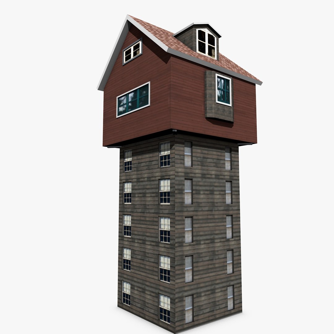 wooden house dxf