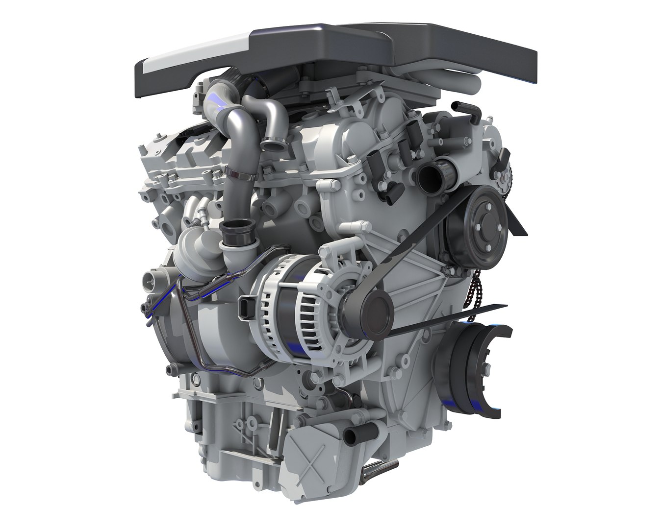 V6 Car Engine Cutaway Model - TurboSquid 1338666