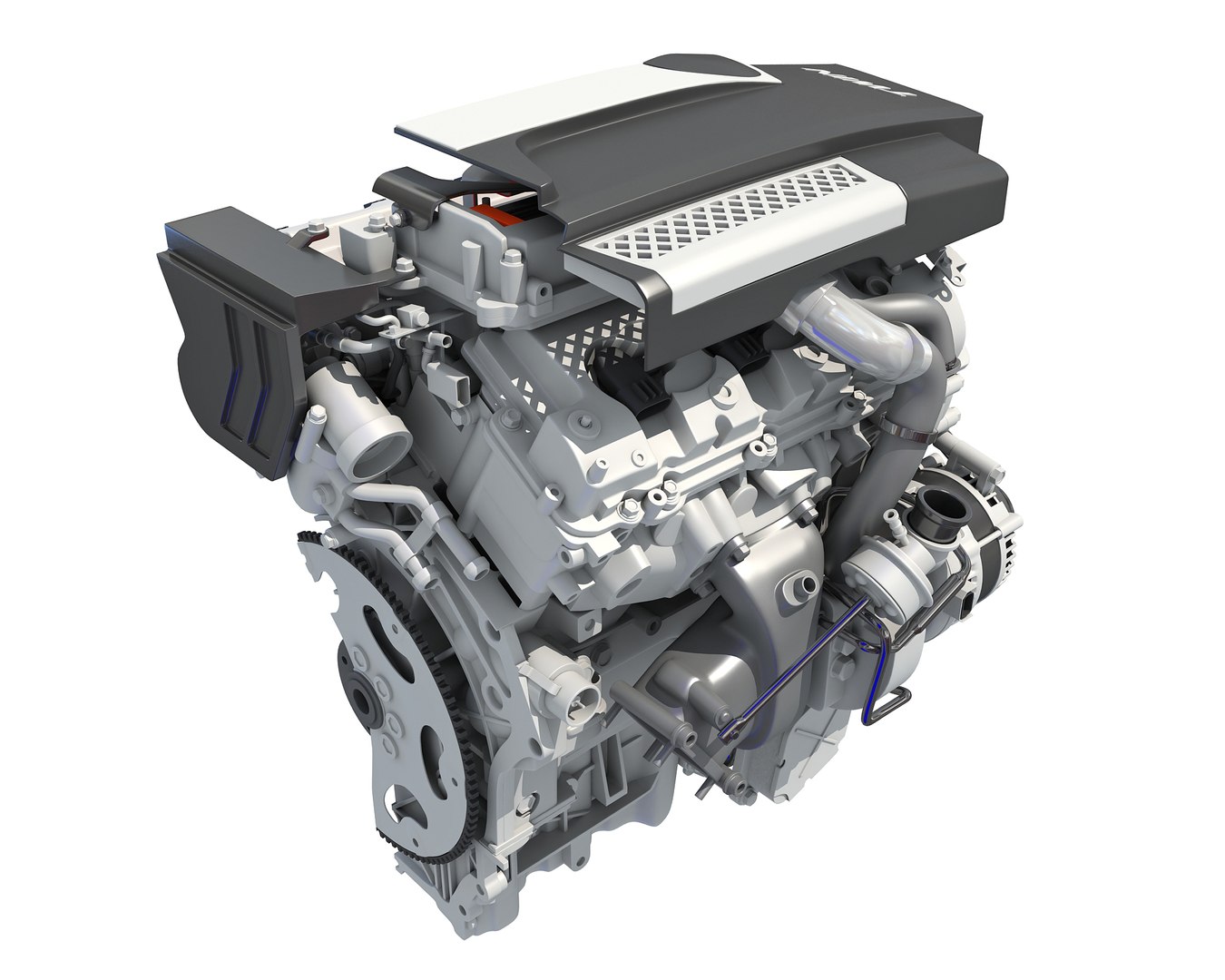 V6 Car Engine Cutaway Model - TurboSquid 1338666