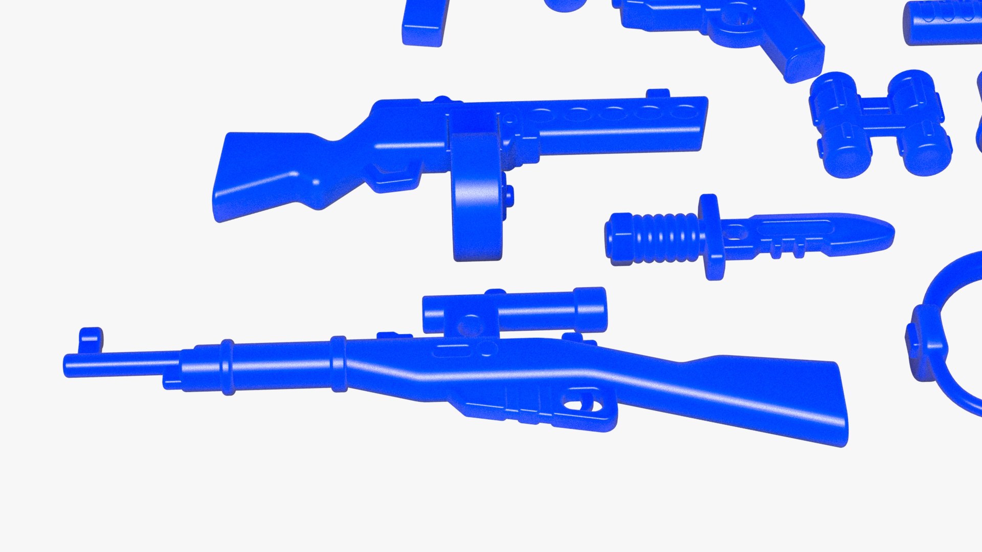 Lego Realsize 3D Scan Weapons Collection 3D Model - TurboSquid 2044047