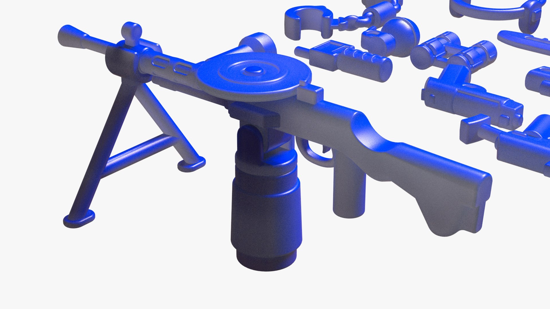 Lego Realsize 3D Scan Weapons Collection 3D Model - TurboSquid 2044047