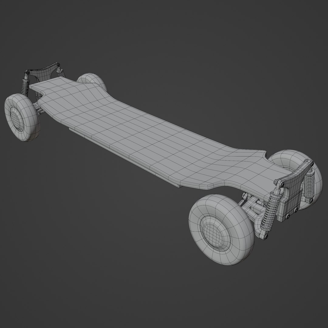 Electric Skateboard Model - TurboSquid 2065739