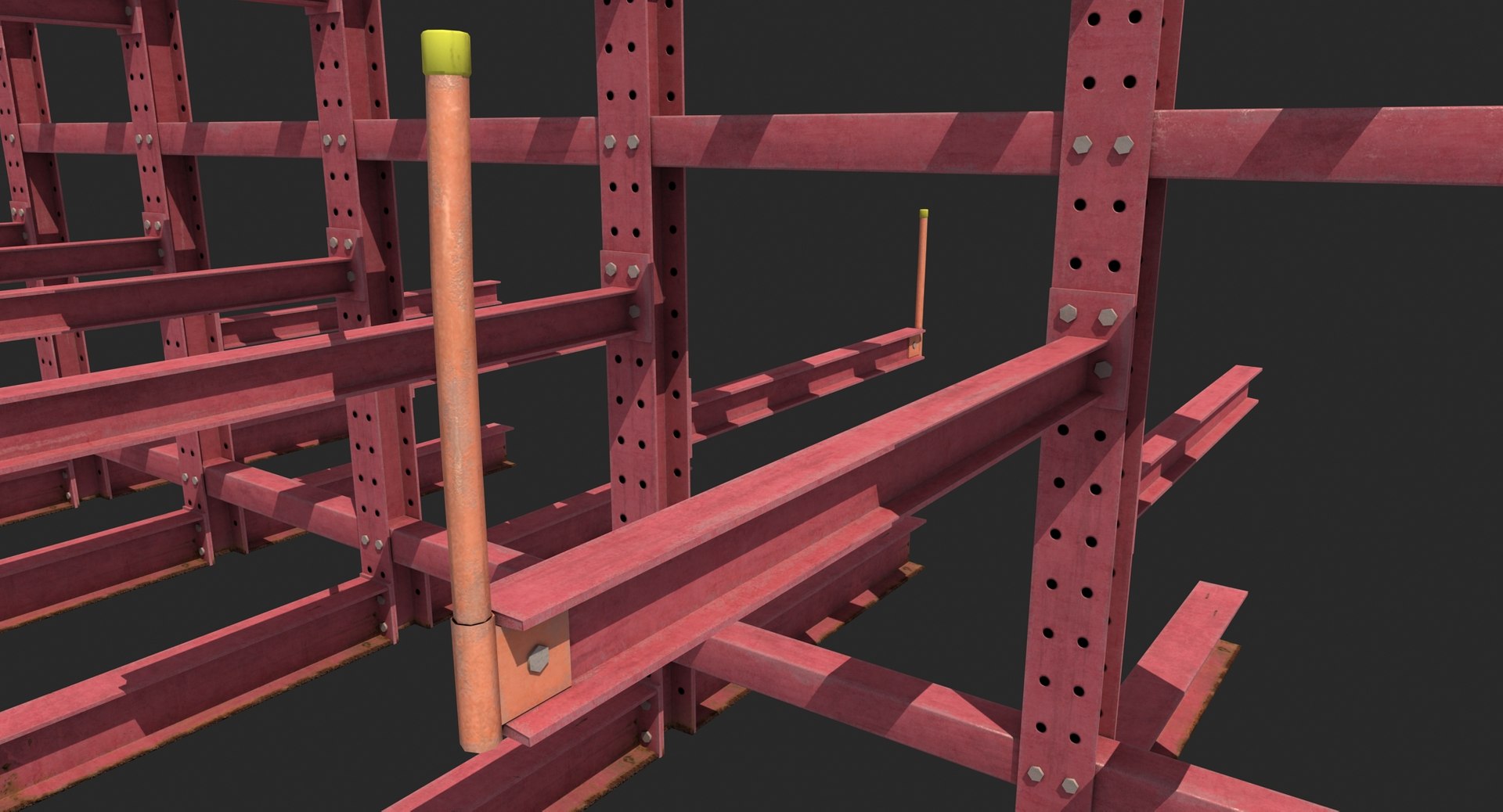 Modular Storage Rack Obj