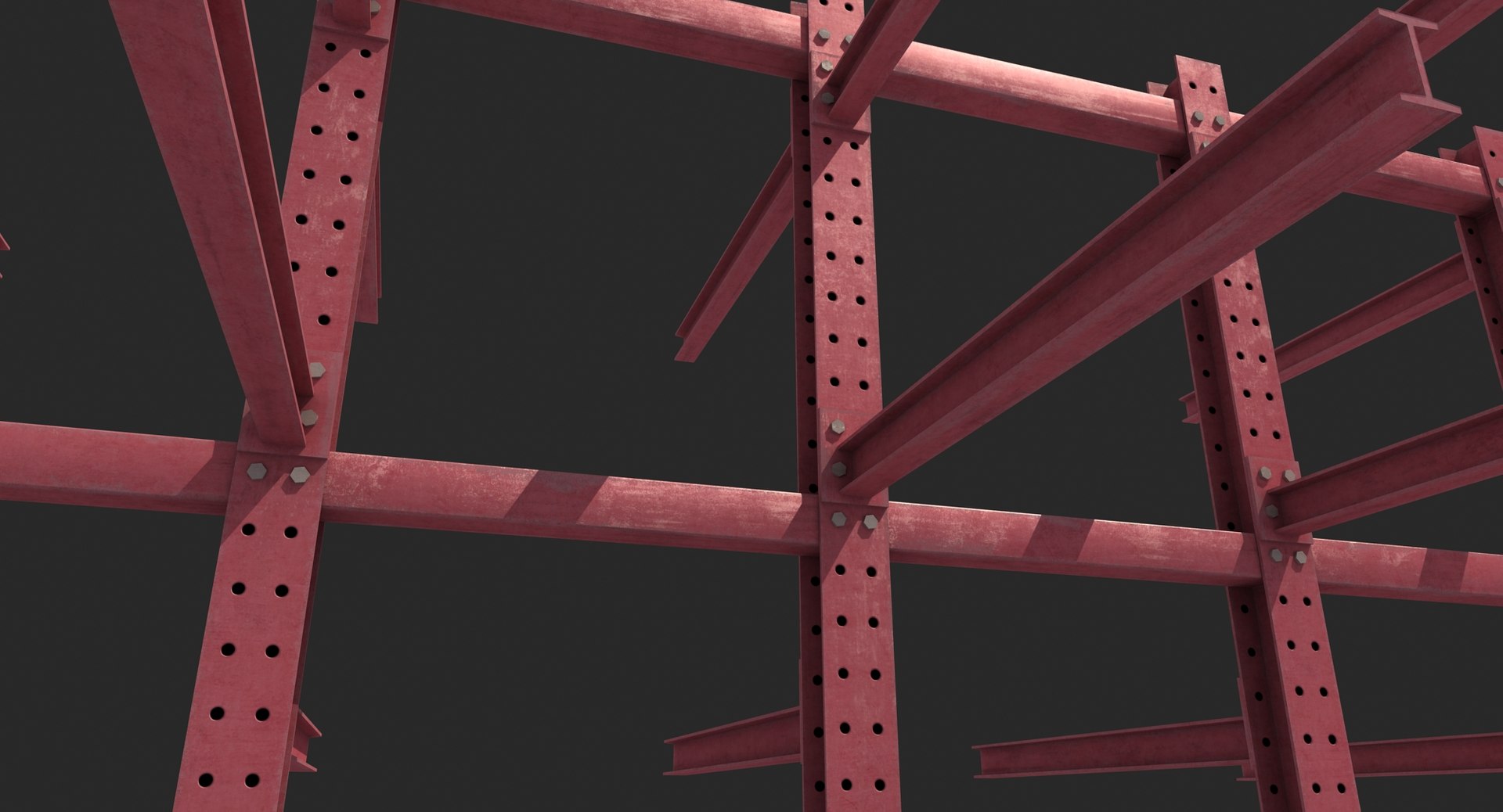 Modular Storage Rack Obj