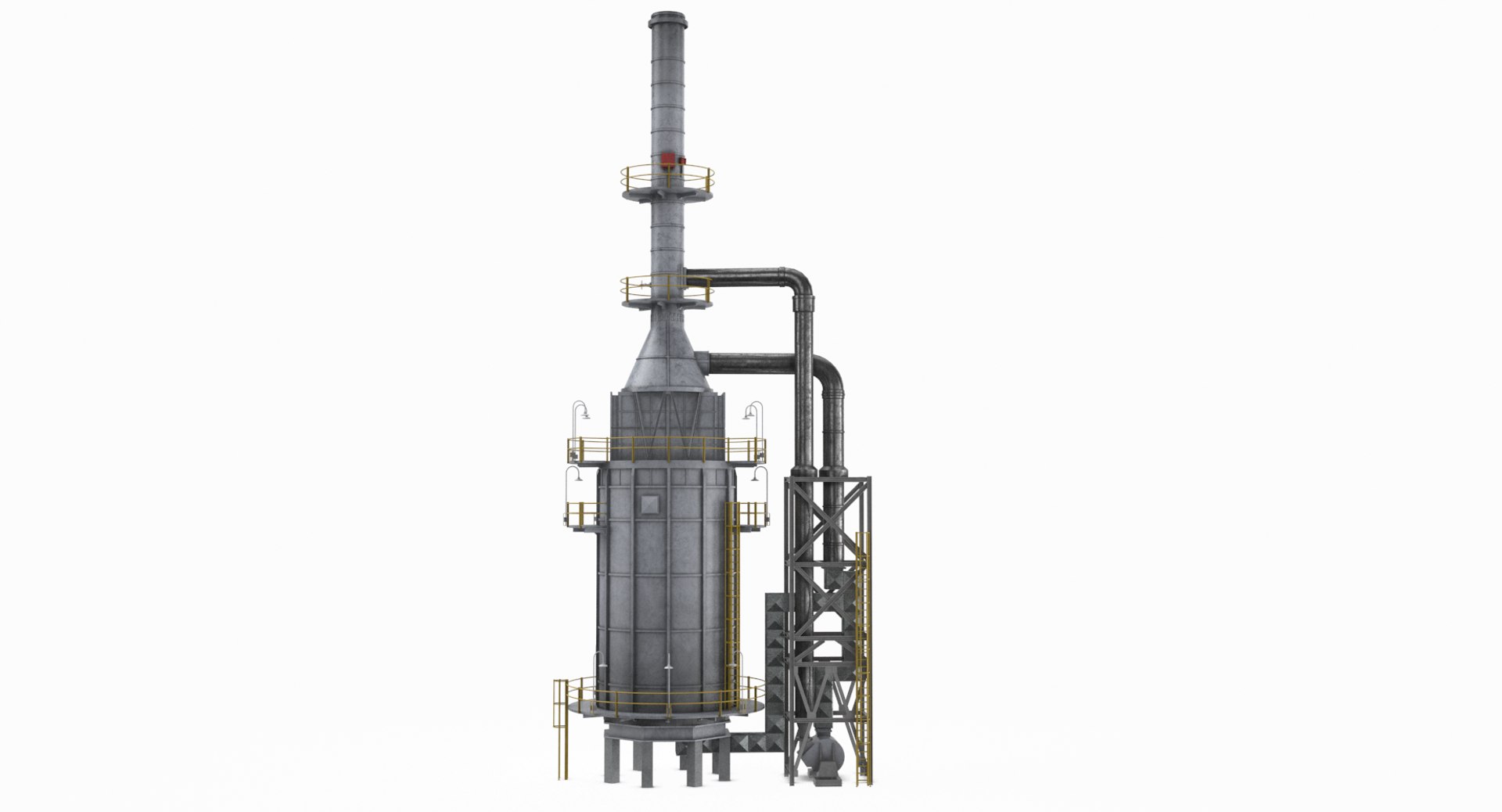 3D Oil Refinery Furnace - TurboSquid 1327462