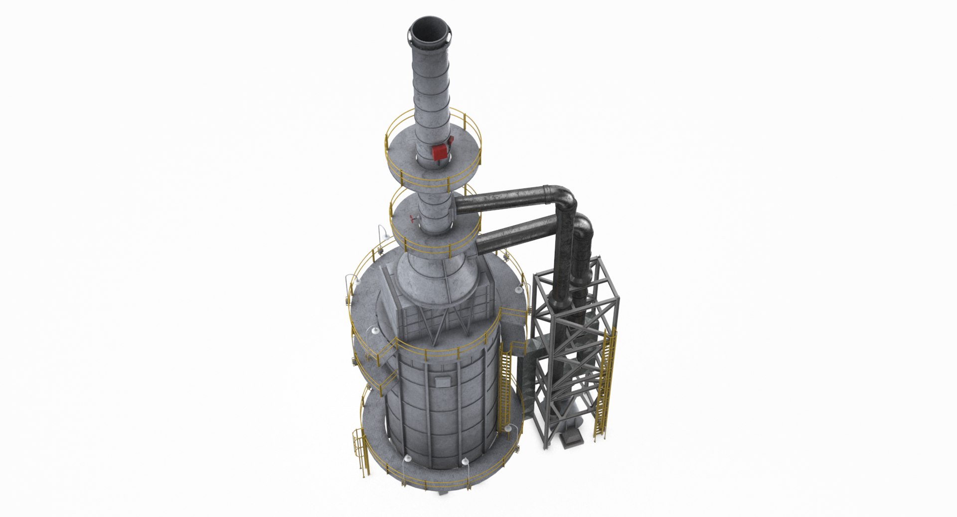 3D Oil Refinery Furnace - TurboSquid 1327462