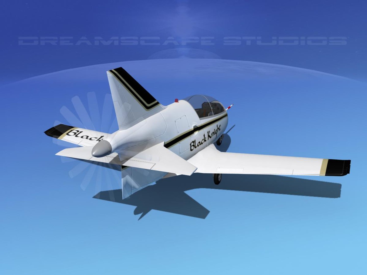 3d Plane Bd-5 Bede Model