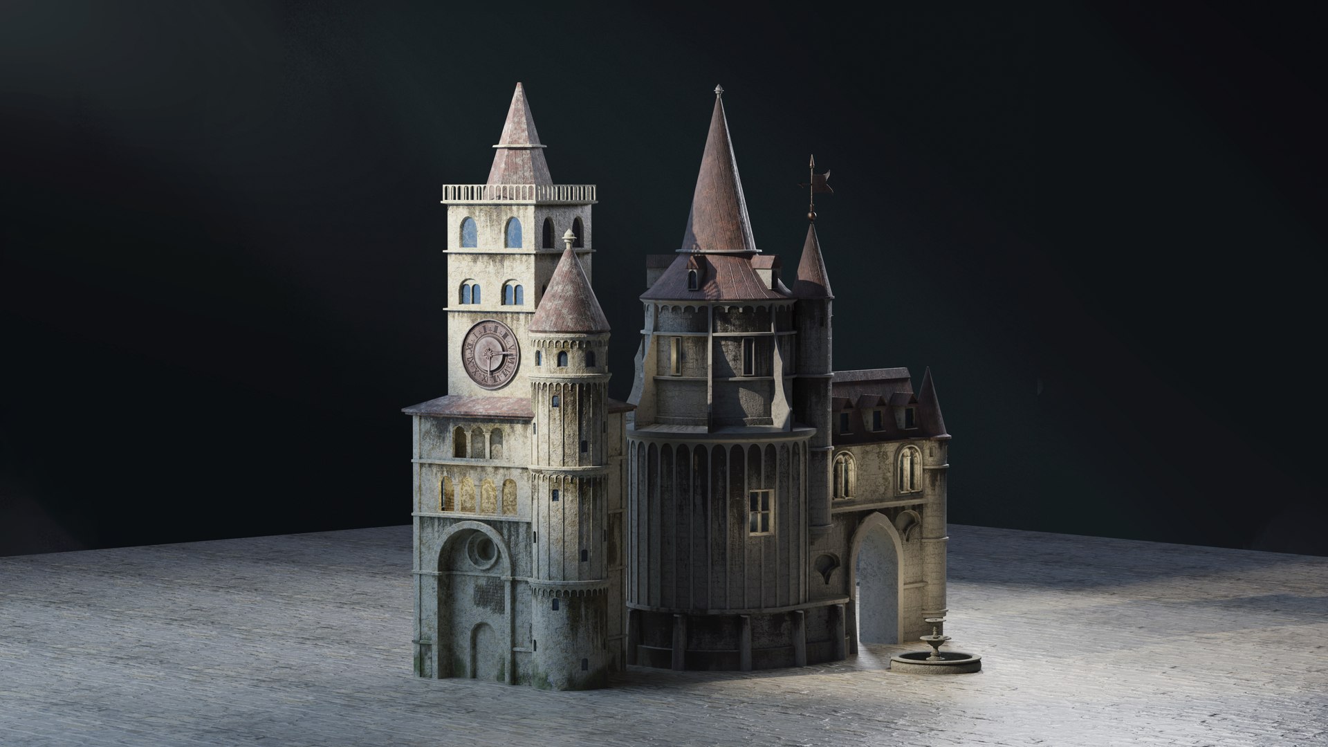 3D Romanesque 3D Asset Collection Model - TurboSquid 2165964
