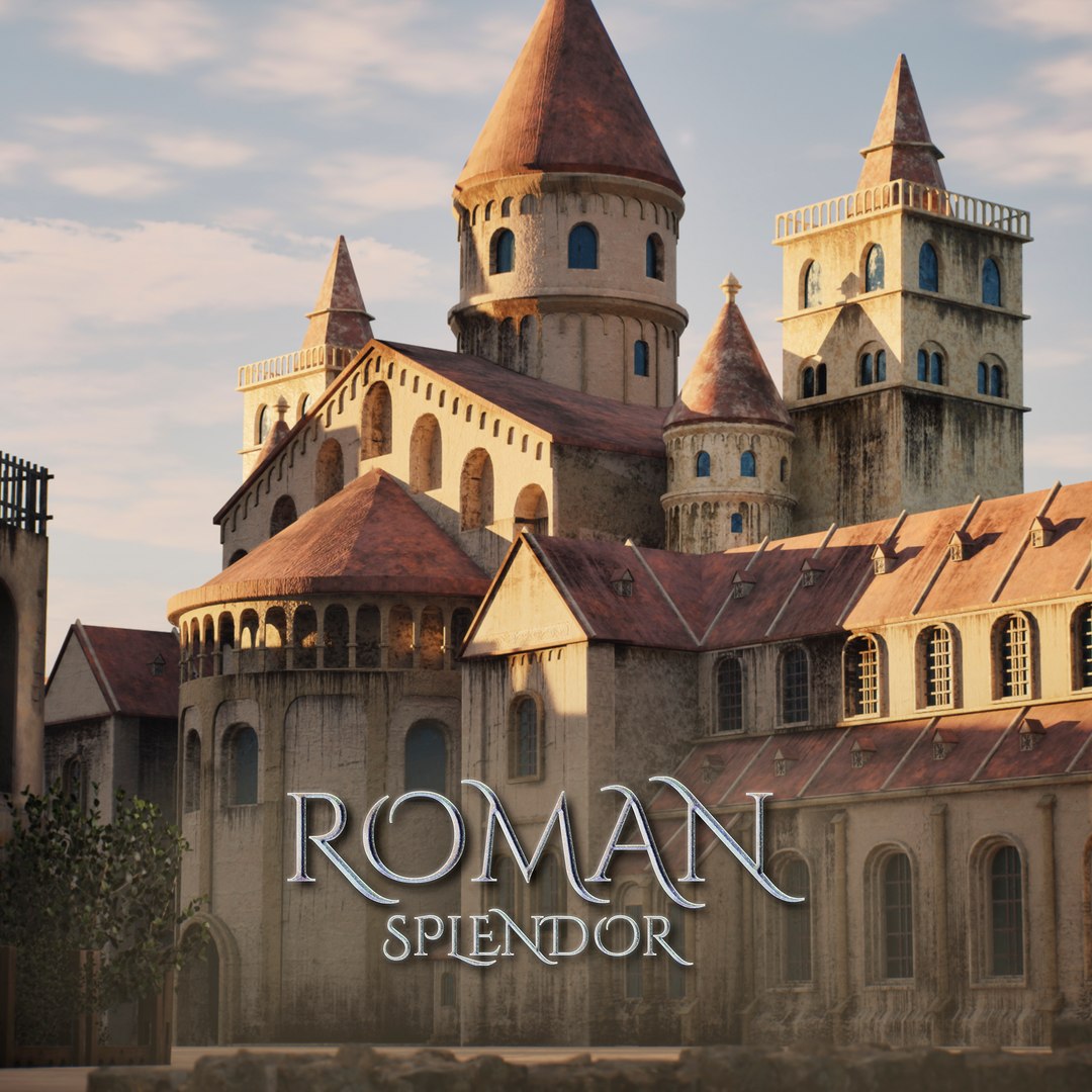 3D Romanesque 3D Asset Collection Model - TurboSquid 2165964