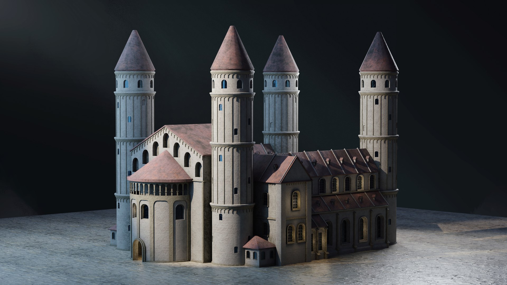 3D Romanesque 3D Asset Collection Model - TurboSquid 2165964