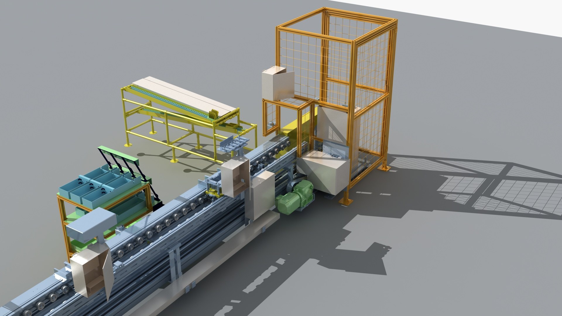 3D Model Industrial Equipment 30 - Semi Automated Welding Production ...