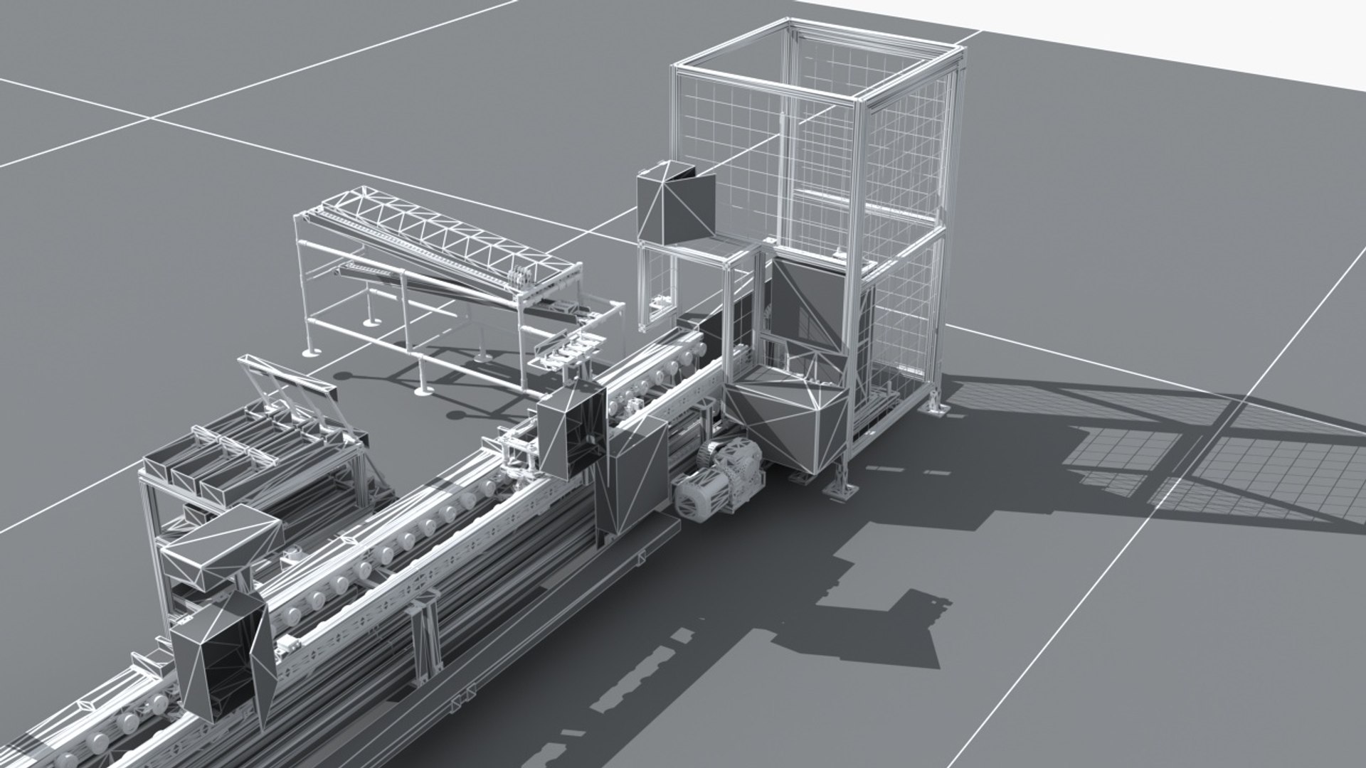 3D Model Industrial Equipment 30 - Semi Automated Welding Production ...