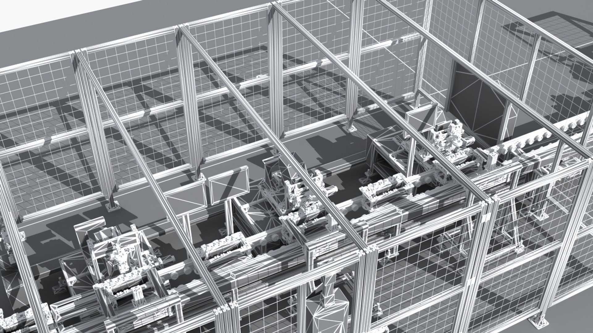 3D Model Industrial Equipment 30 - Semi Automated Welding Production ...