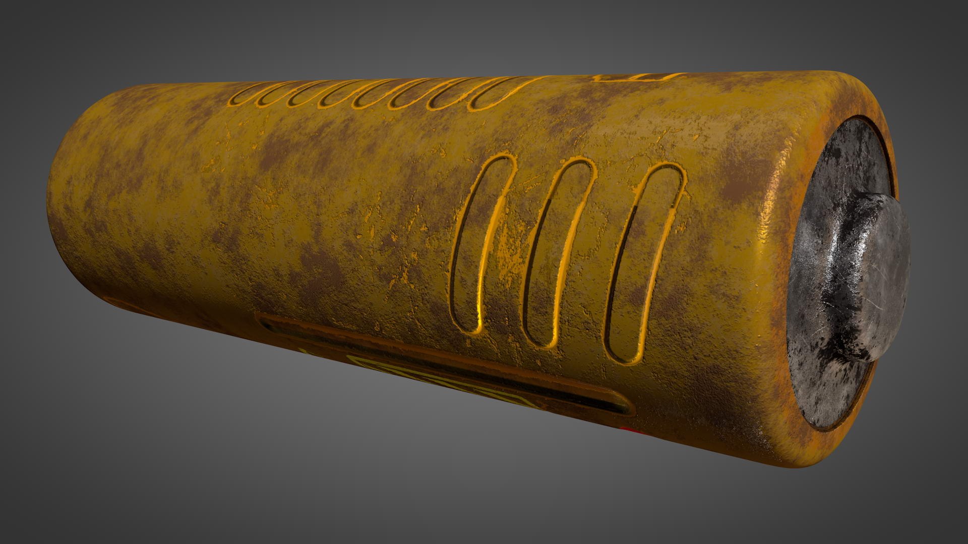 Nuclear Aa Type Battery 3D Model - TurboSquid 1333108