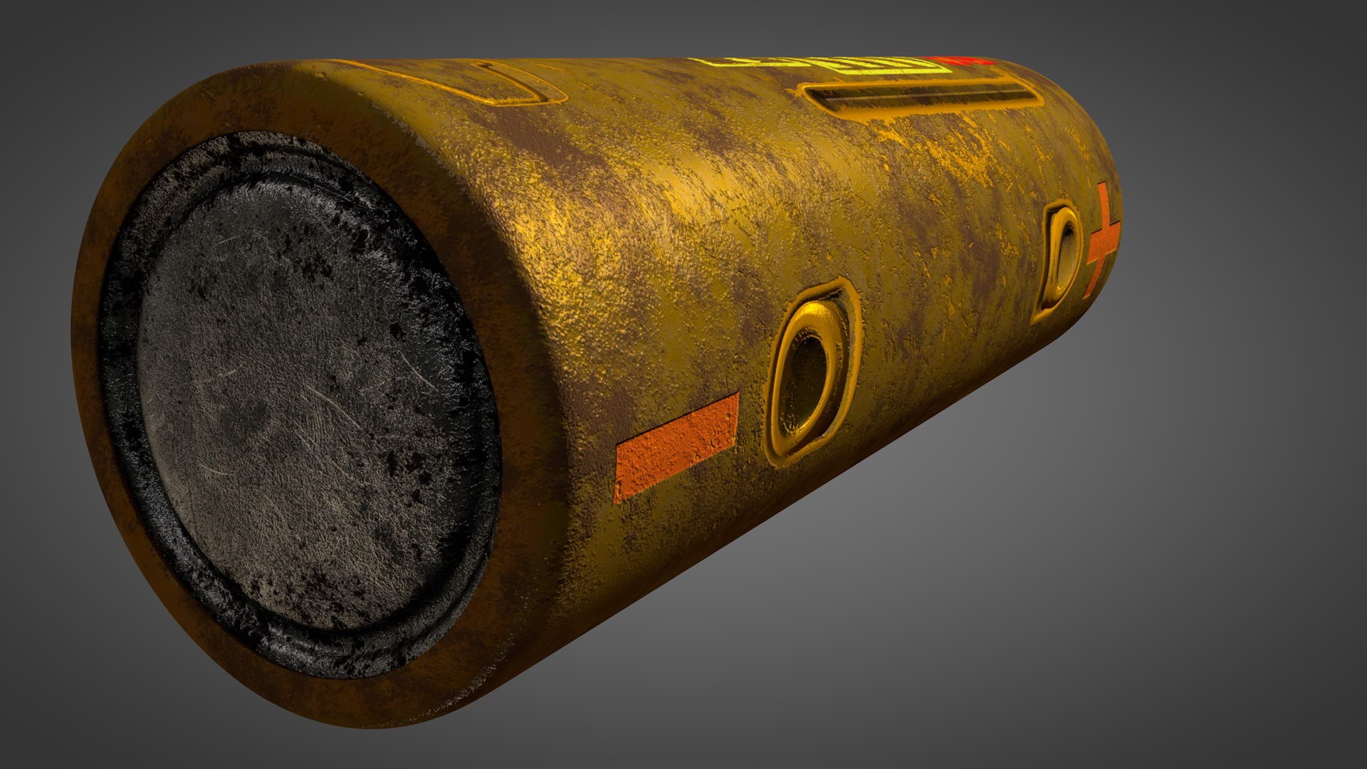 Nuclear Aa Type Battery 3D Model - TurboSquid 1333108