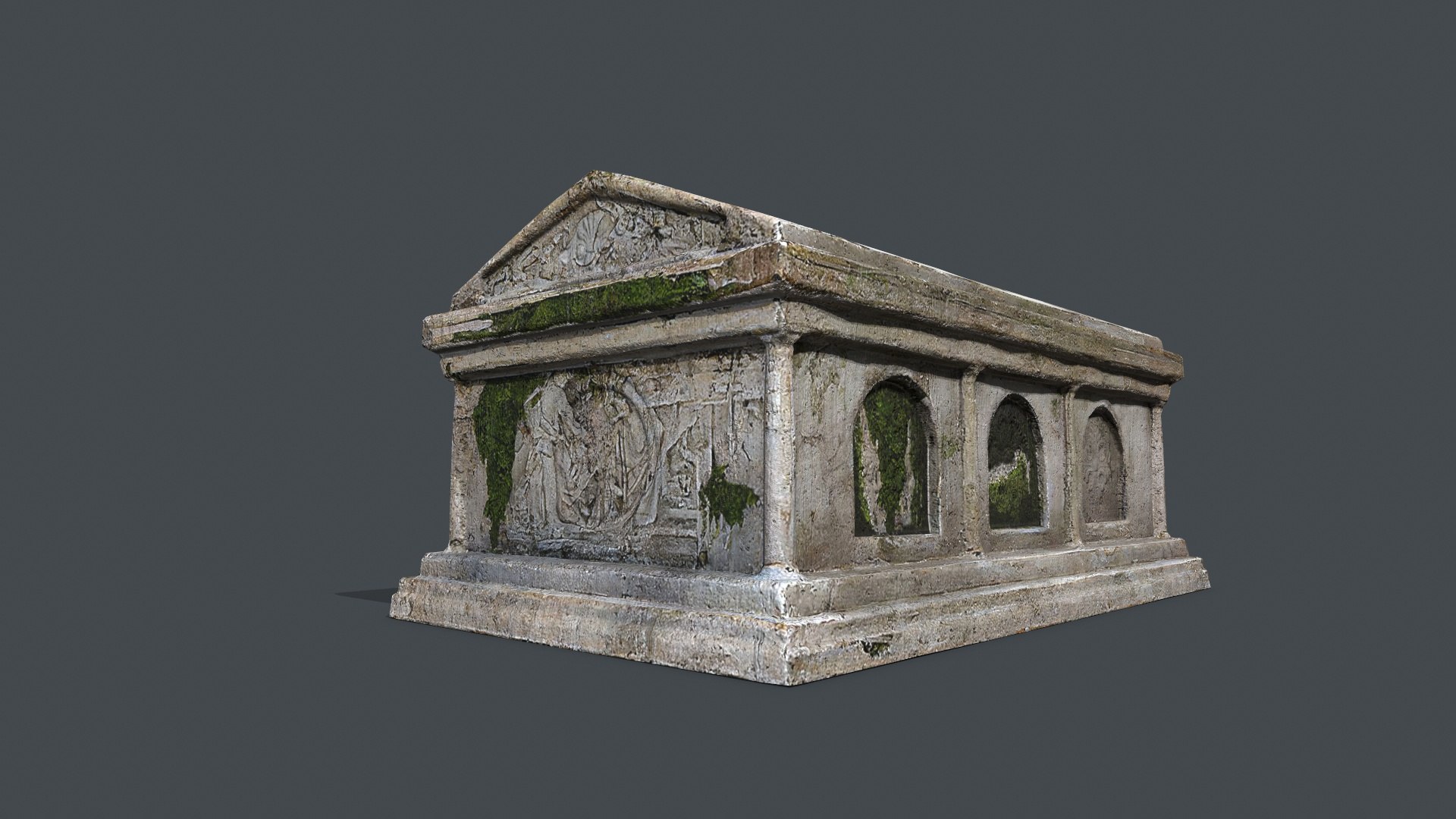 Tomb 3D Model - TurboSquid 2197673