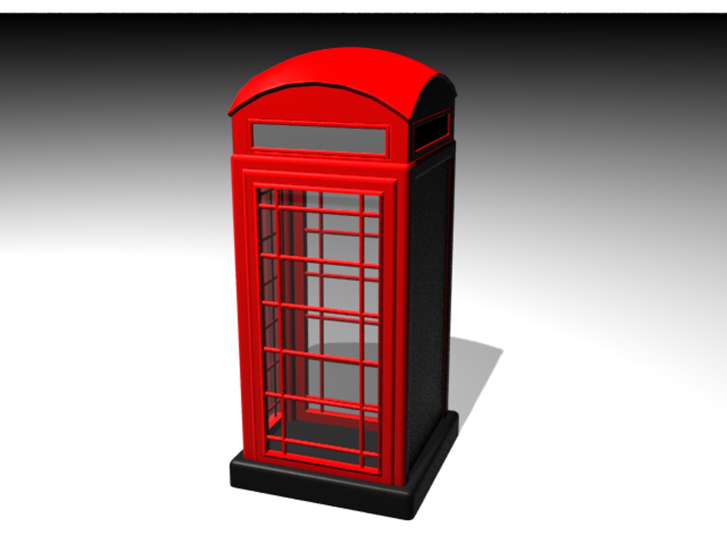 London telephone booth model - TurboSquid 1582790