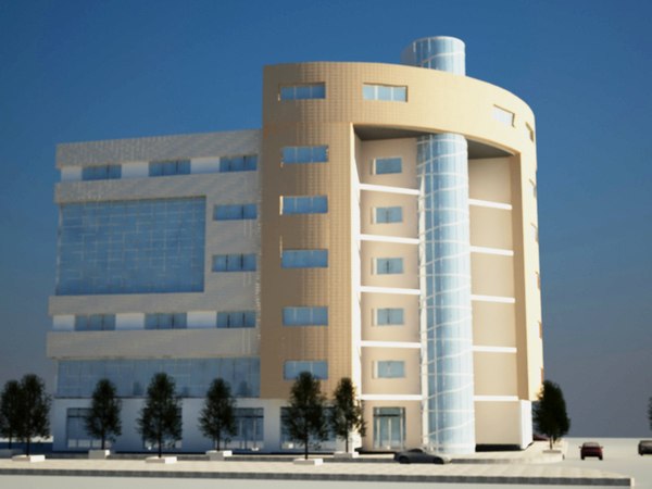 building exterior 3d max