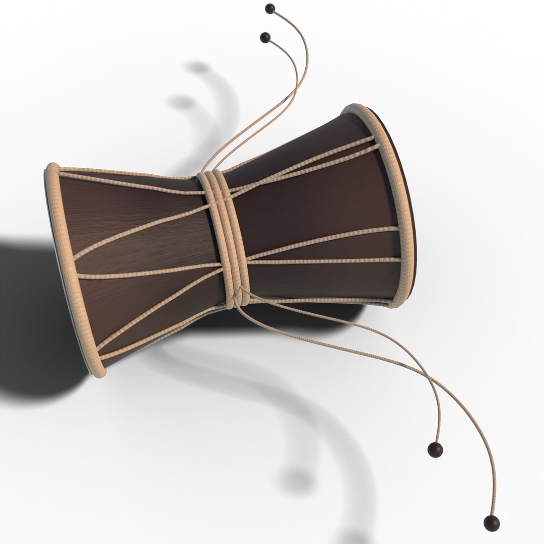 3D Damru Drum - TurboSquid 2108401