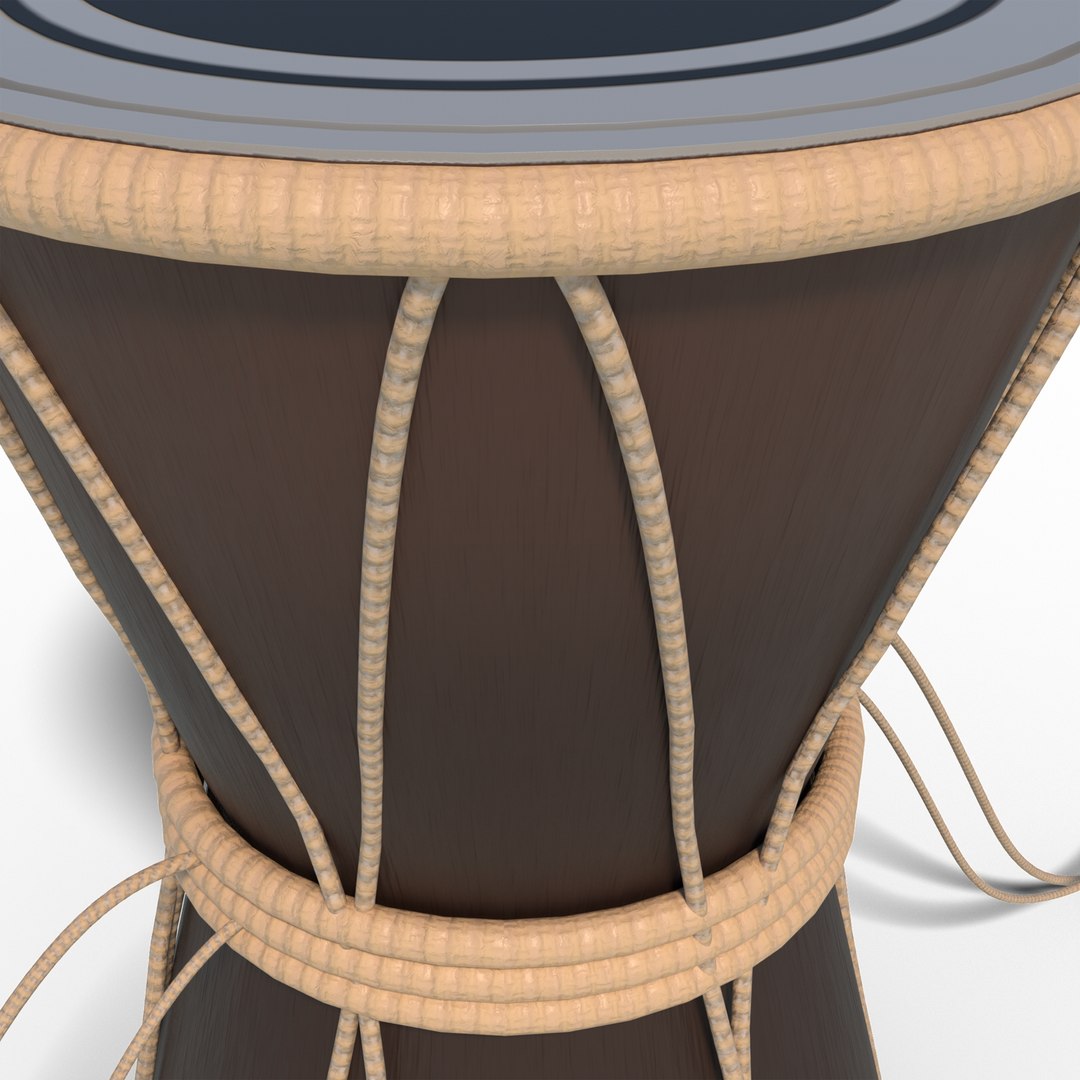 3D Damru Drum - TurboSquid 2108401