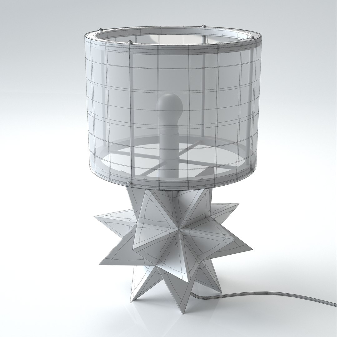 Star Desk Lamp 3D Model - TurboSquid 2020733