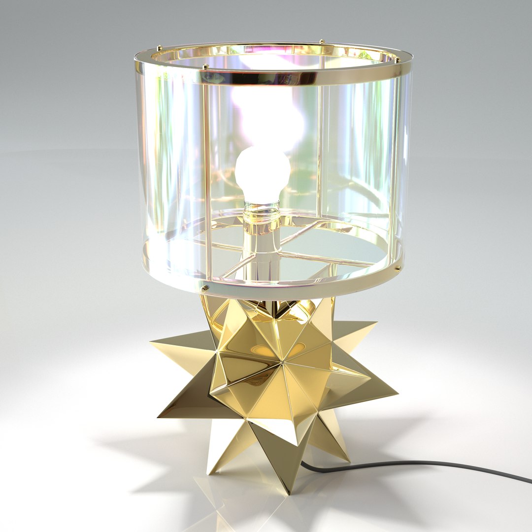 Star Desk Lamp 3D Model - TurboSquid 2020733