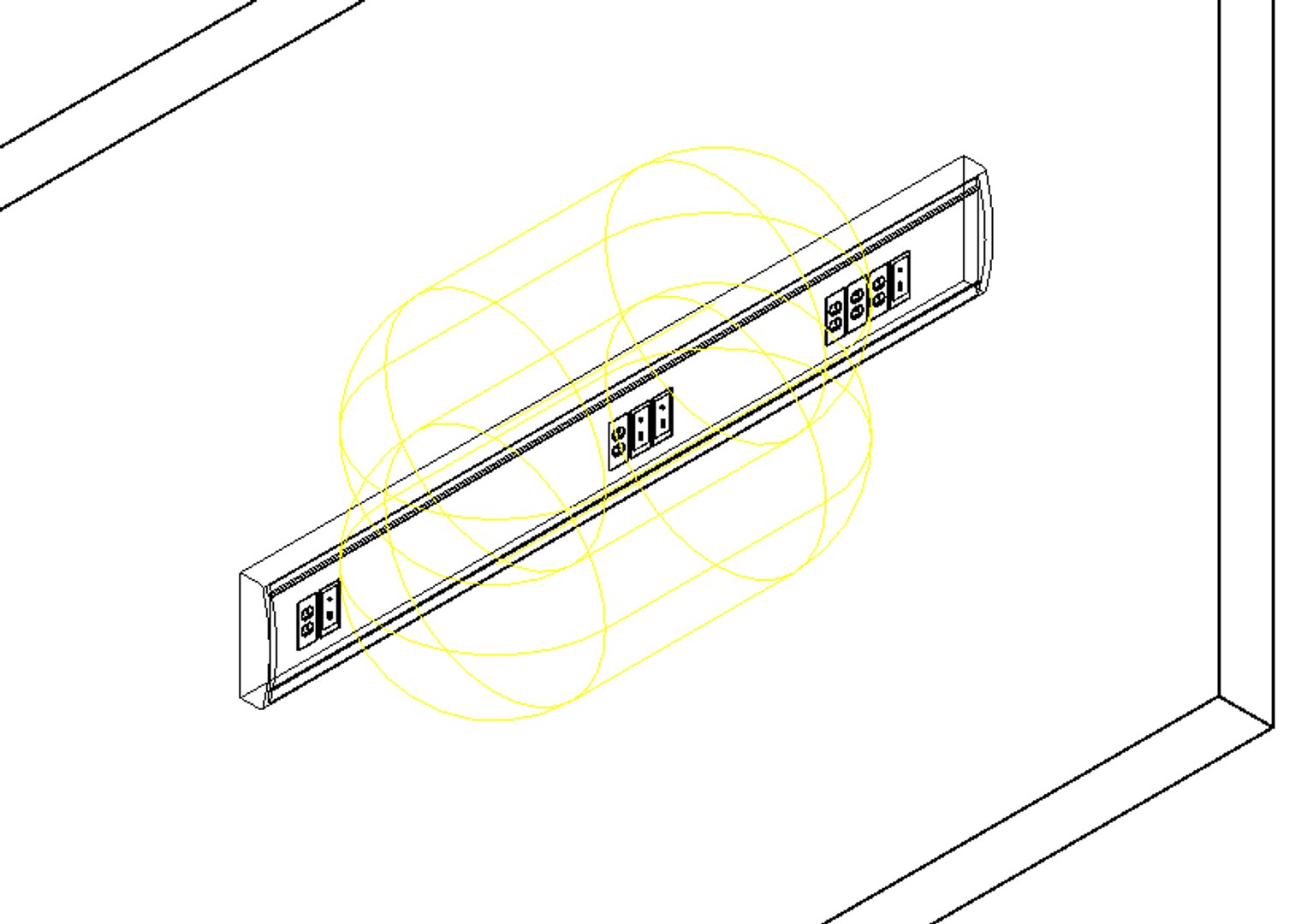 Headwall Medical Trunking 3d Model