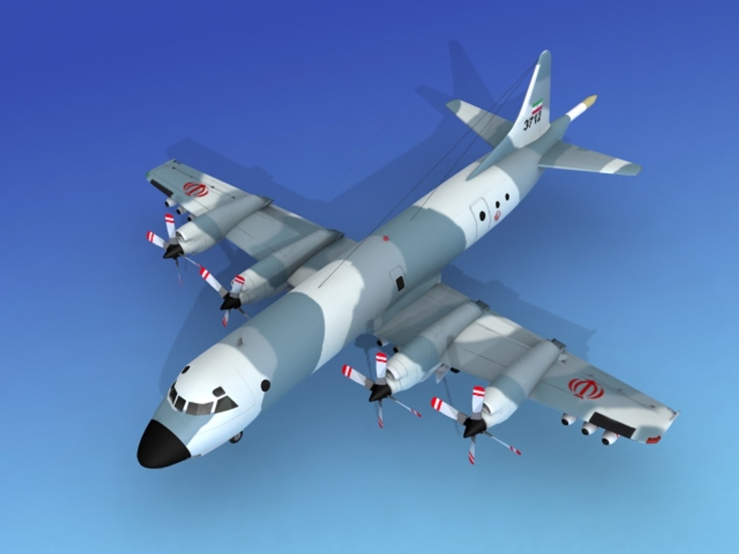 Orion Lockheed P-3 3d Model