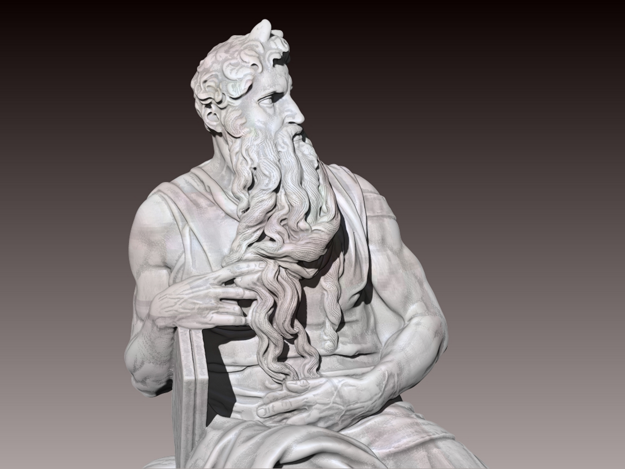 Michelangelo mose 3D model - TurboSquid 1681892
