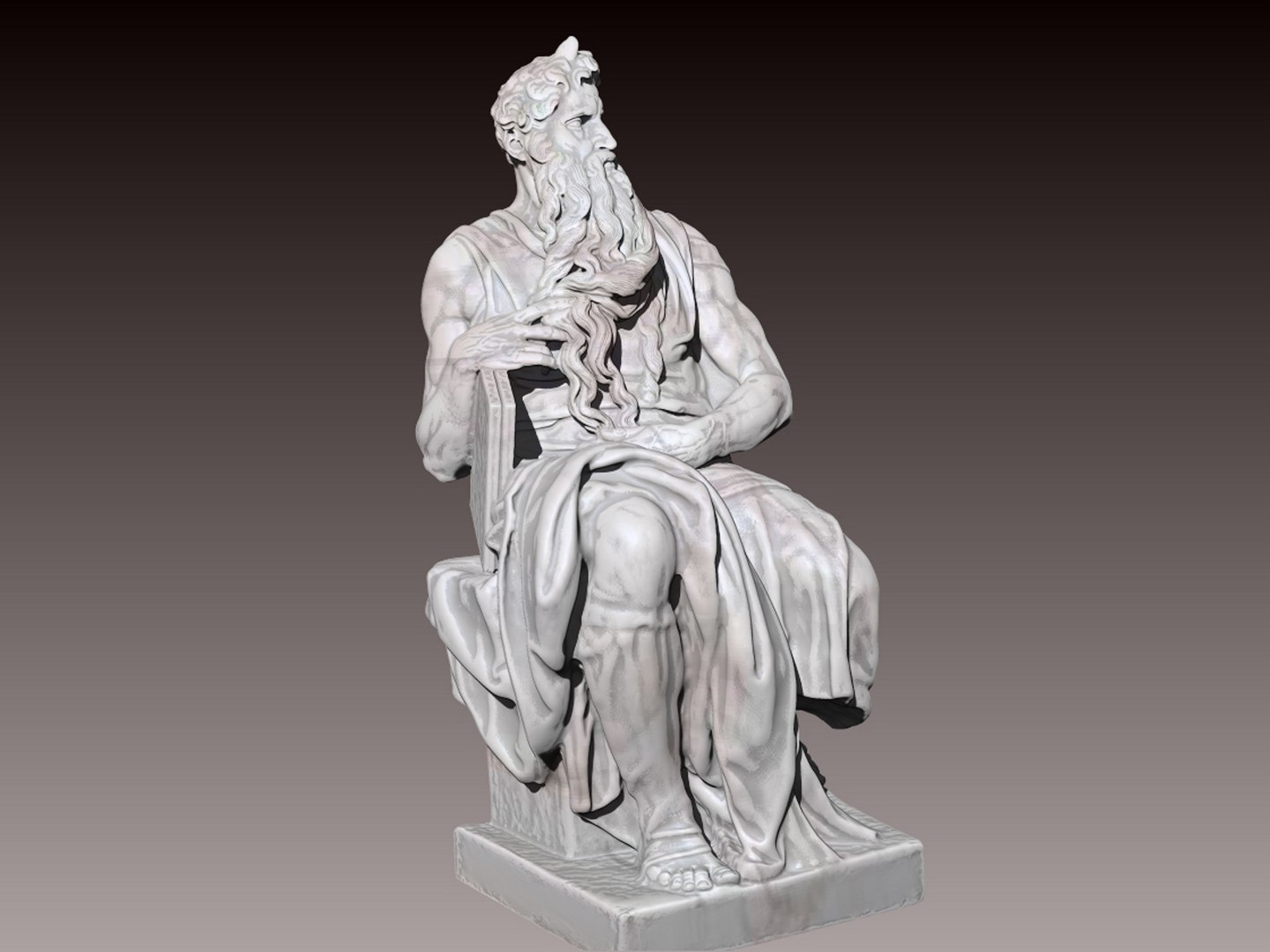 Michelangelo Mose 3D Model - TurboSquid 1681892