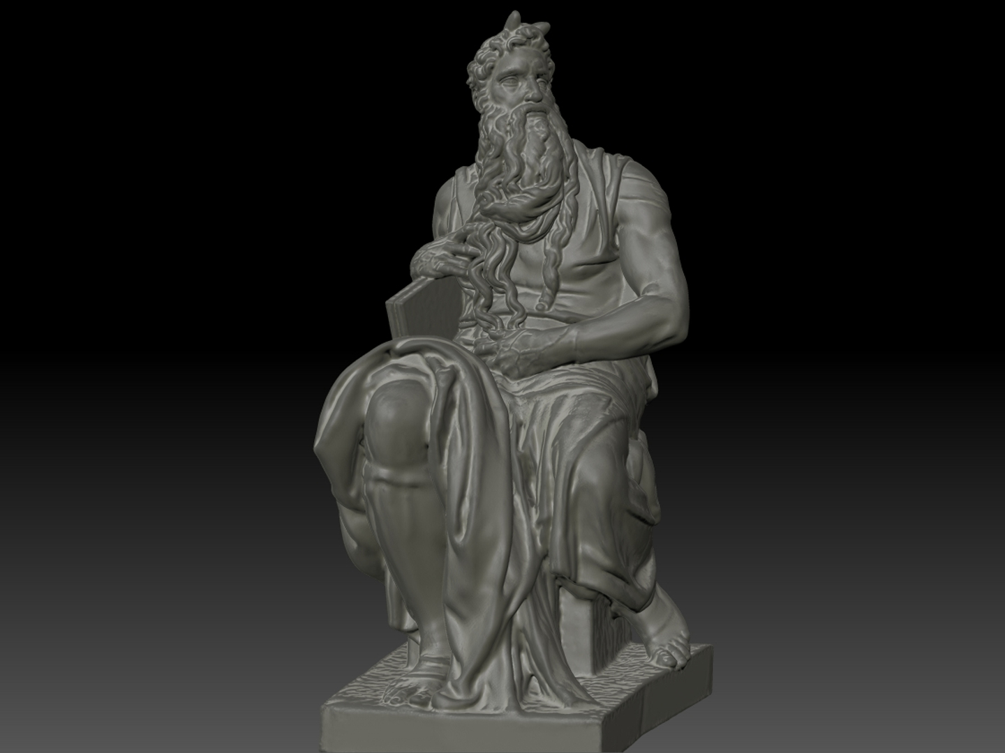 Michelangelo mose 3D model - TurboSquid 1681892