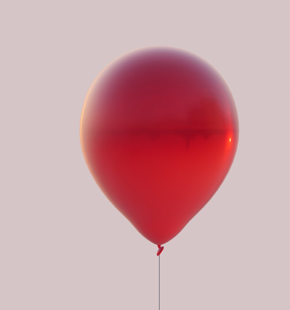3D Balloon Rope - TurboSquid 1442309