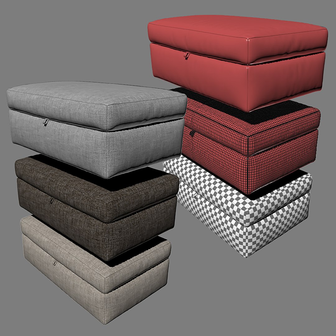 Max Lounge Ii Storage Ottoman