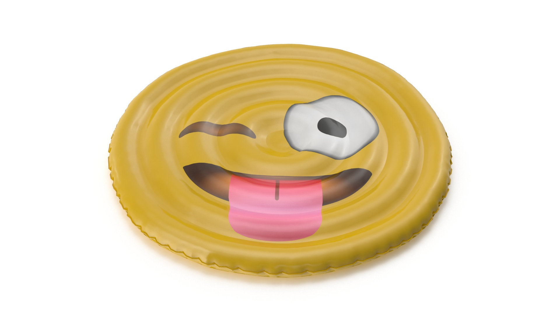 Tongue Out Emoji Pool Float 3D Model - TurboSquid 1749333