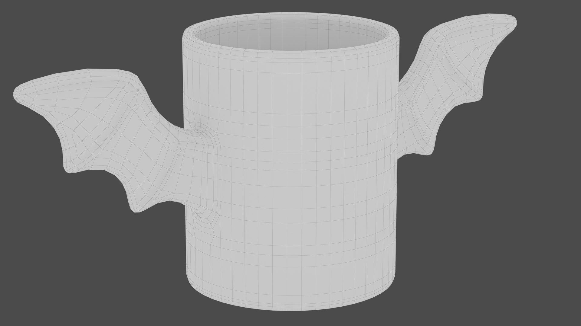 3D Model Bat Mug - TurboSquid 2238467