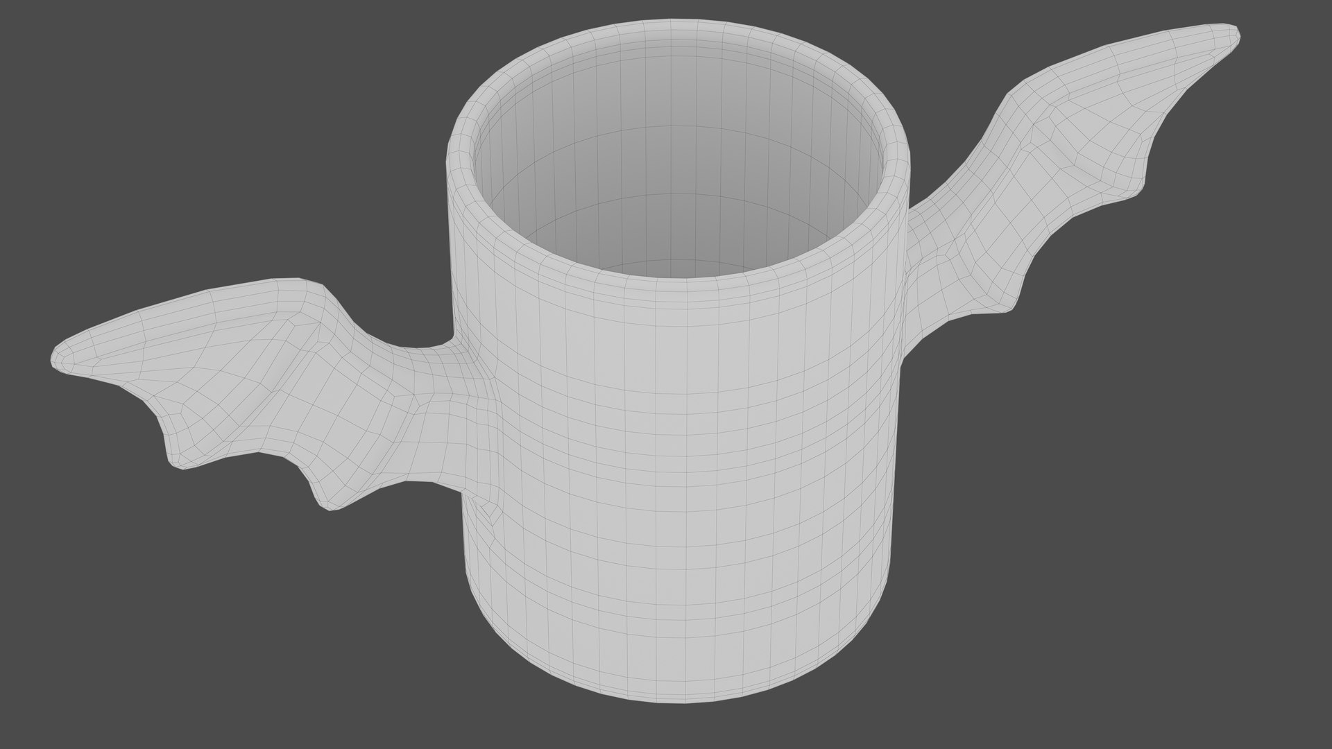 3D Model Bat Mug - TurboSquid 2238467