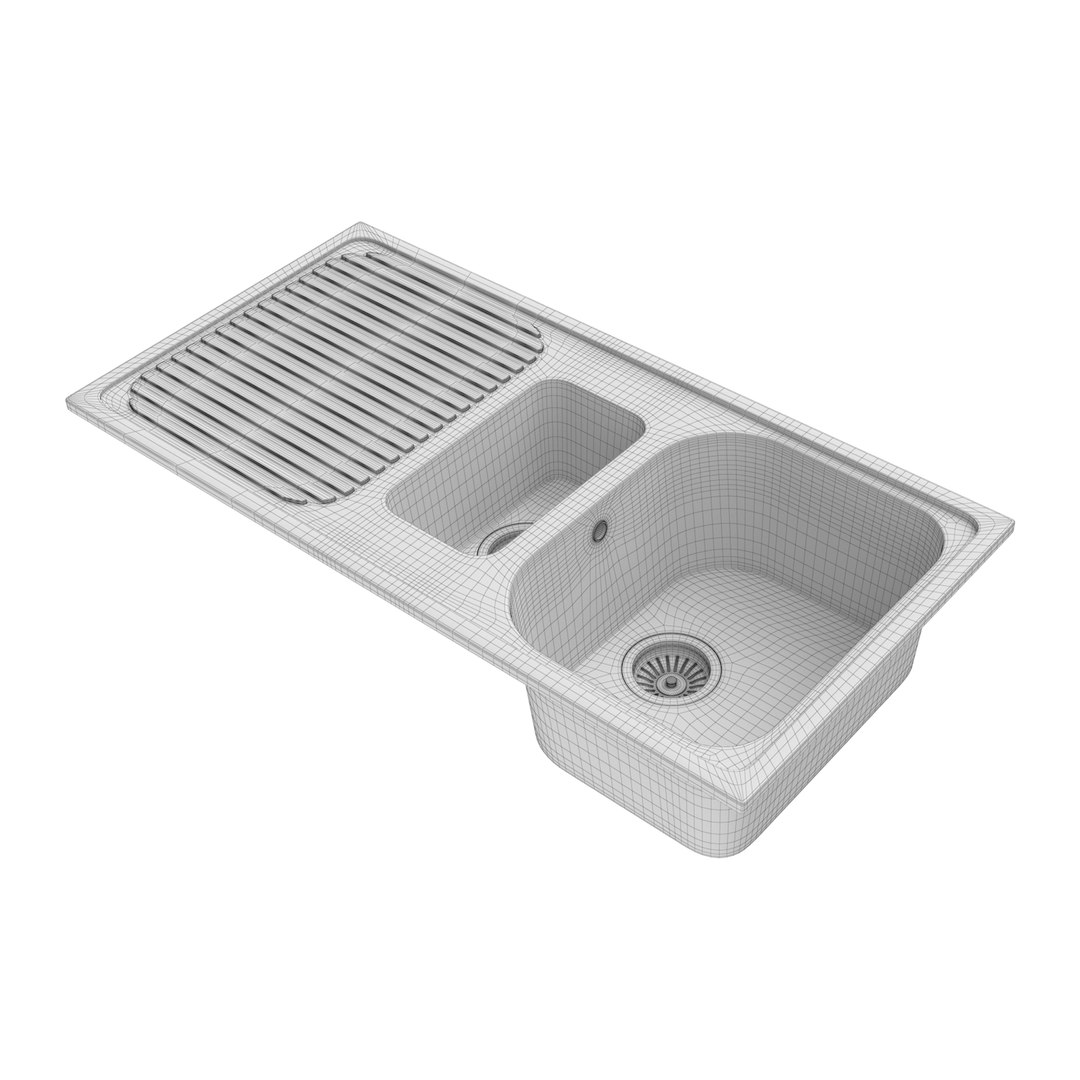 Sink Schock Lithos d-150 3D model - TurboSquid 2174382