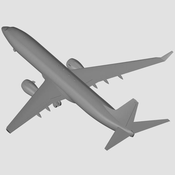 modelo 3d Boeing 737-800BCF genérico blanco - TurboSquid 1446092