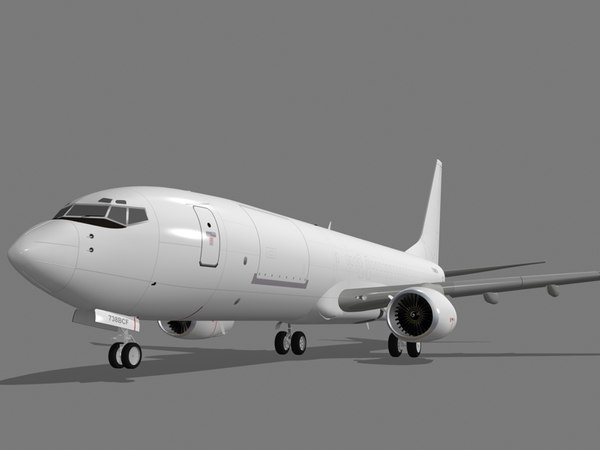 3D boeing 737-800bcf generic white - TurboSquid 1446092