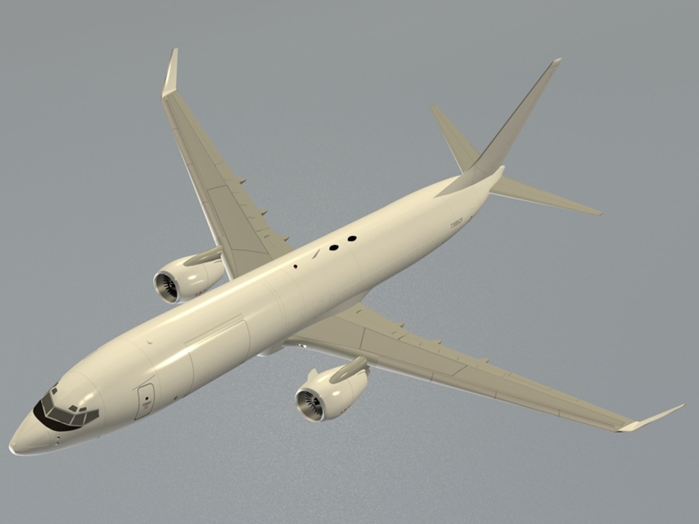 3D Boeing 737-800bcf Generic White - TurboSquid 1446092