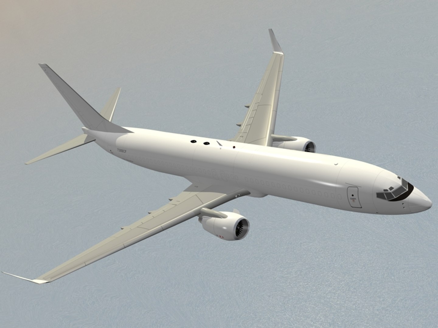 3D Boeing 737-800bcf Generic White - TurboSquid 1446092