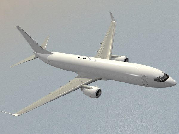 3D boeing 737-800bcf generic white - TurboSquid 1446092