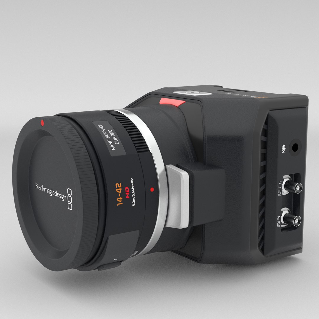 3D Blackmagic Micro Studio Camera 4K G2 - TurboSquid 2181606