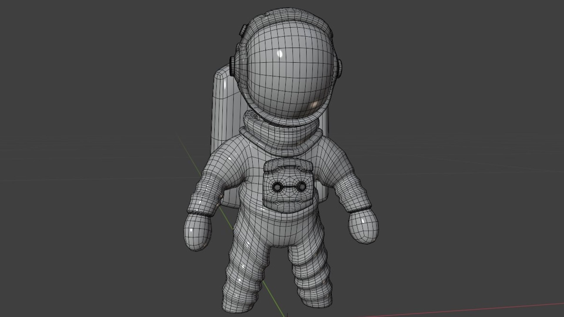 3D Wooden Boy Astronaut - TurboSquid 2479474