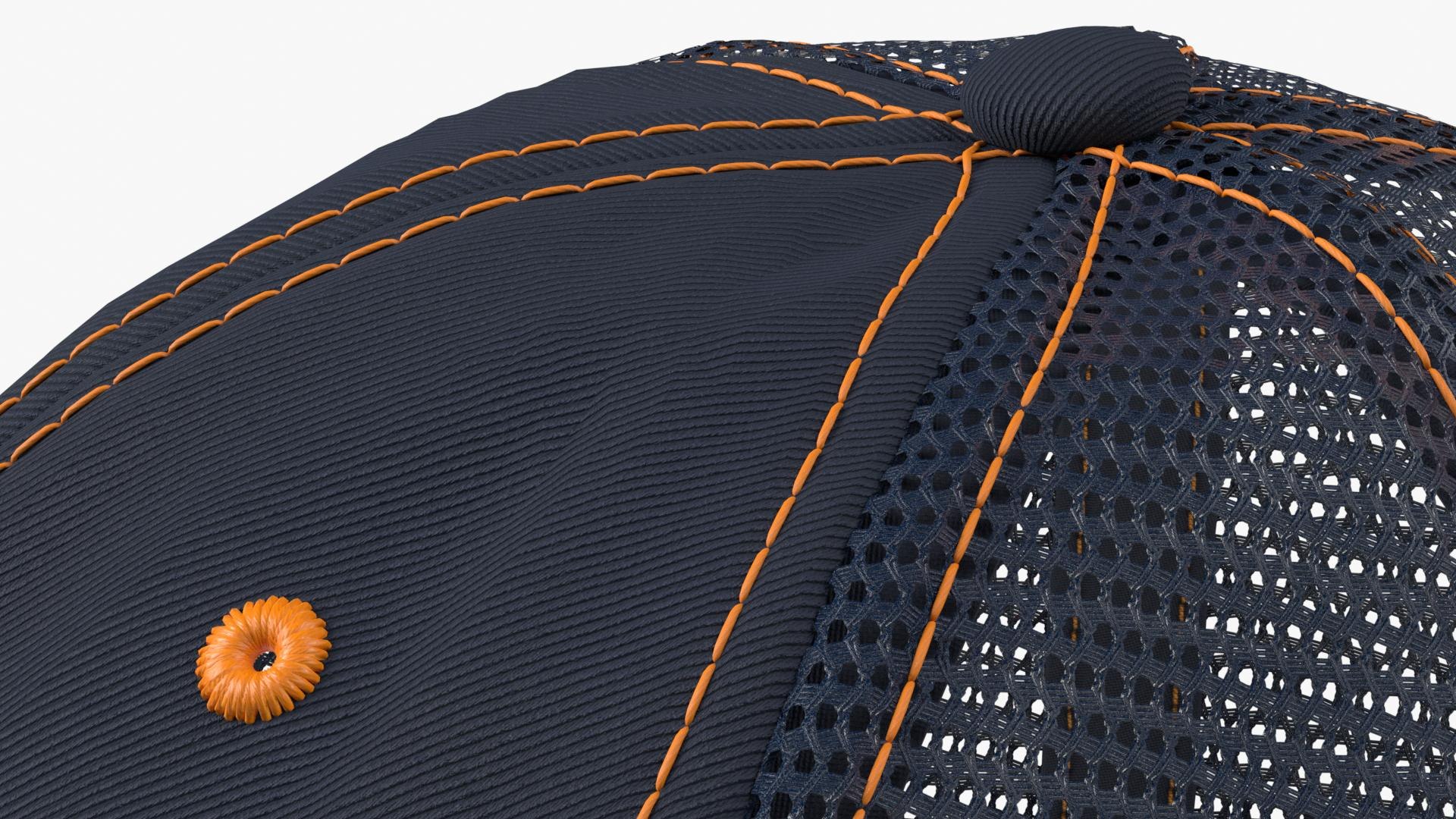 Baseball Cap Navi Multi-Material with Tiling Textures 3D - TurboSquid ...