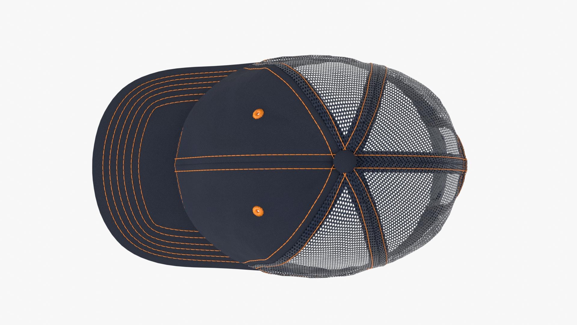 Baseball Cap Navi Multi-Material with Tiling Textures 3D - TurboSquid ...