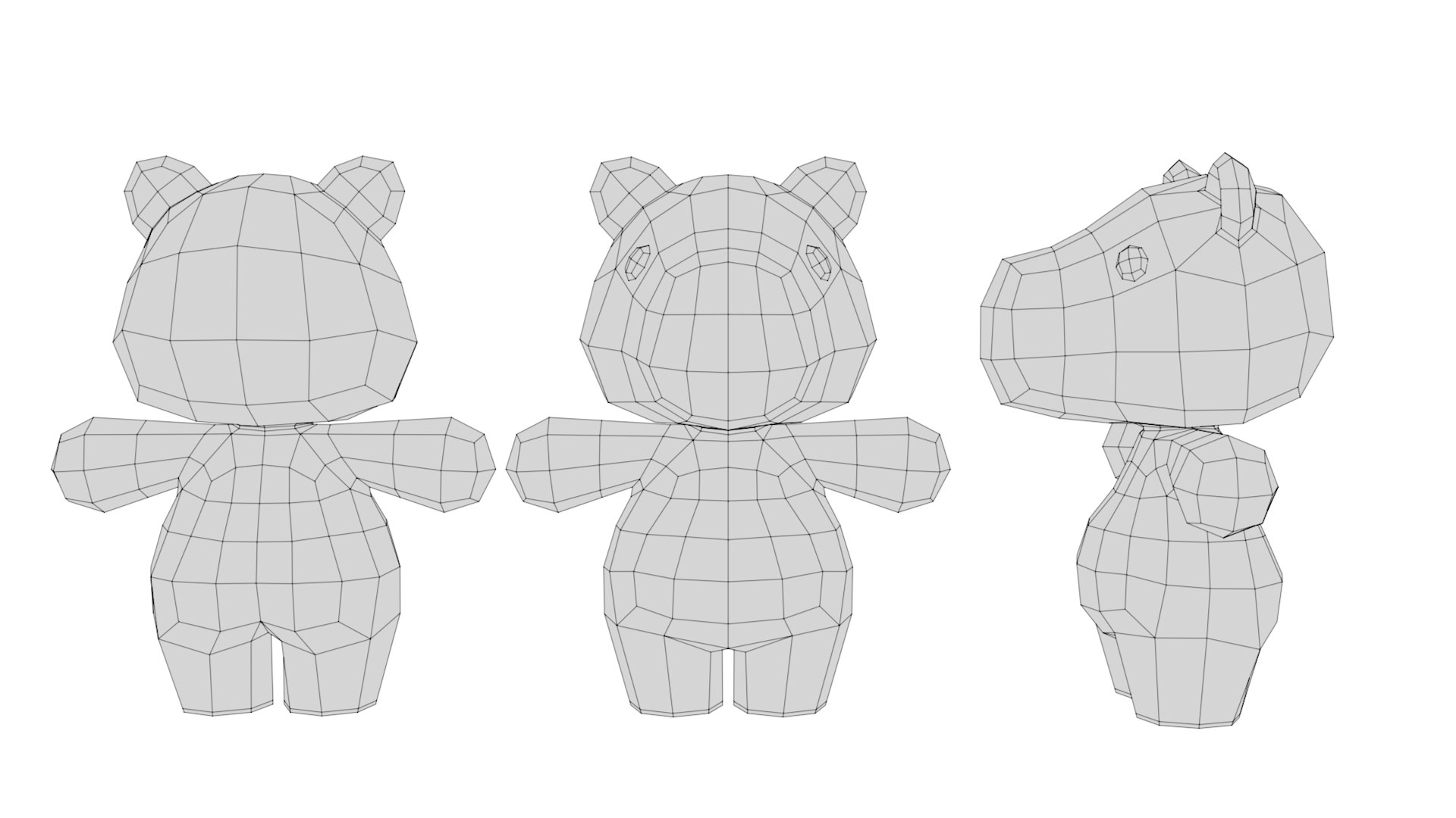 3D Model Rigged Cartoon Capybara - TurboSquid 2214053