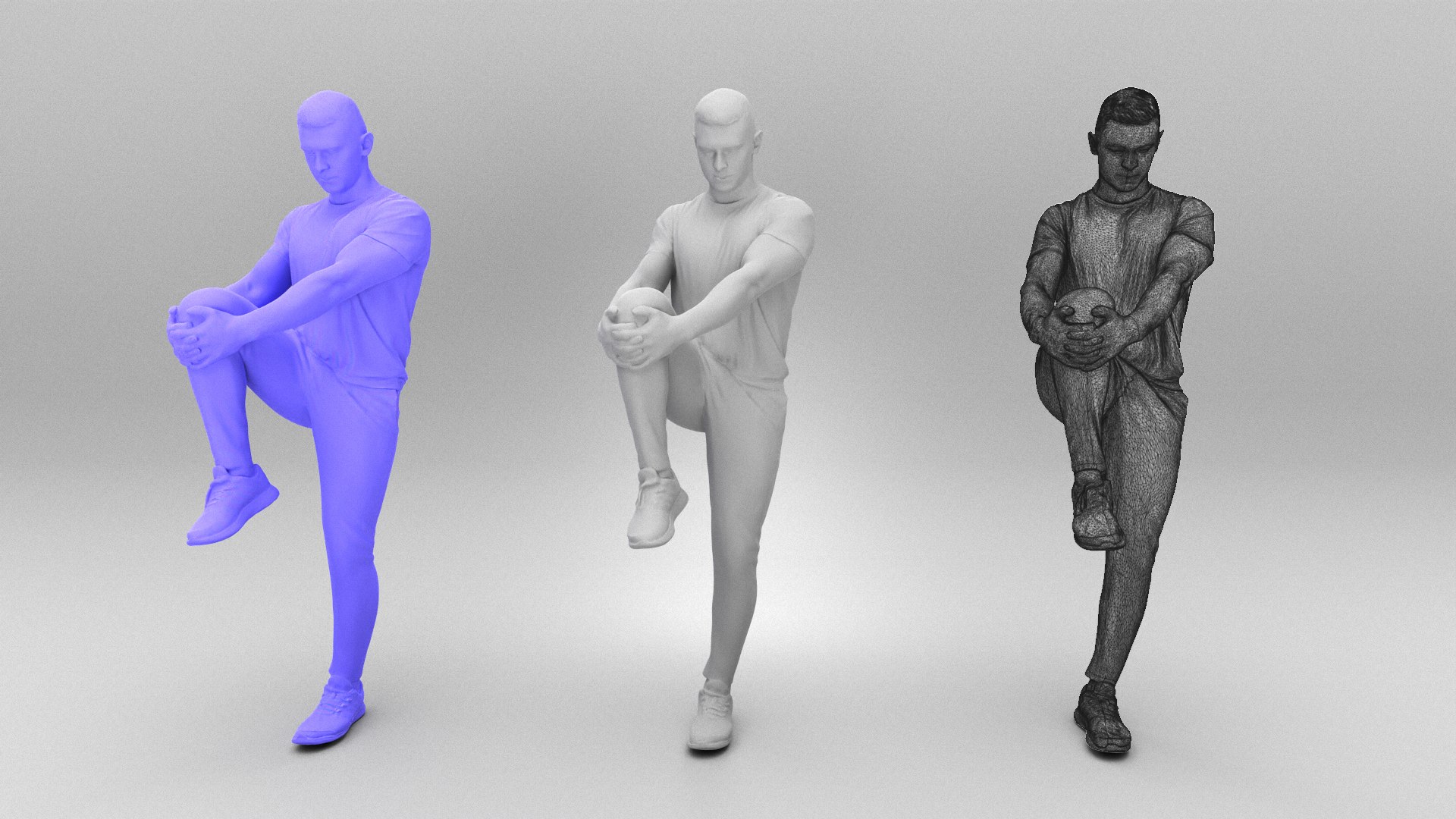 Sporty Characters Bundle 23 Model - TurboSquid 2078119