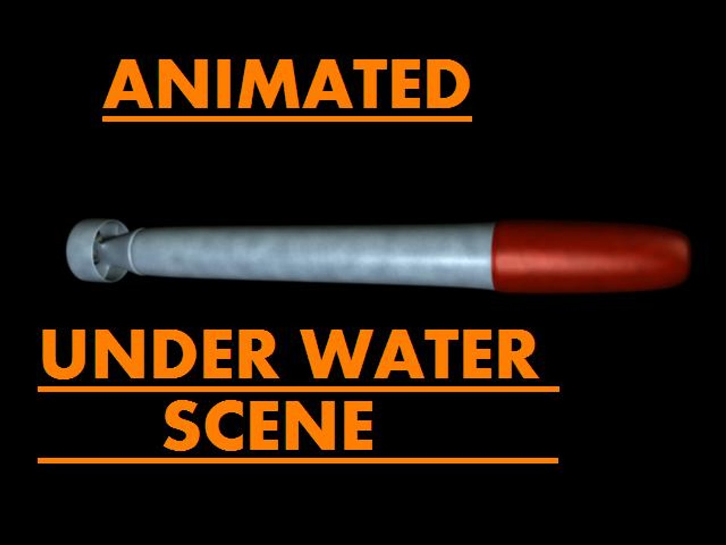 Torpedo Water Scene 3d C4d