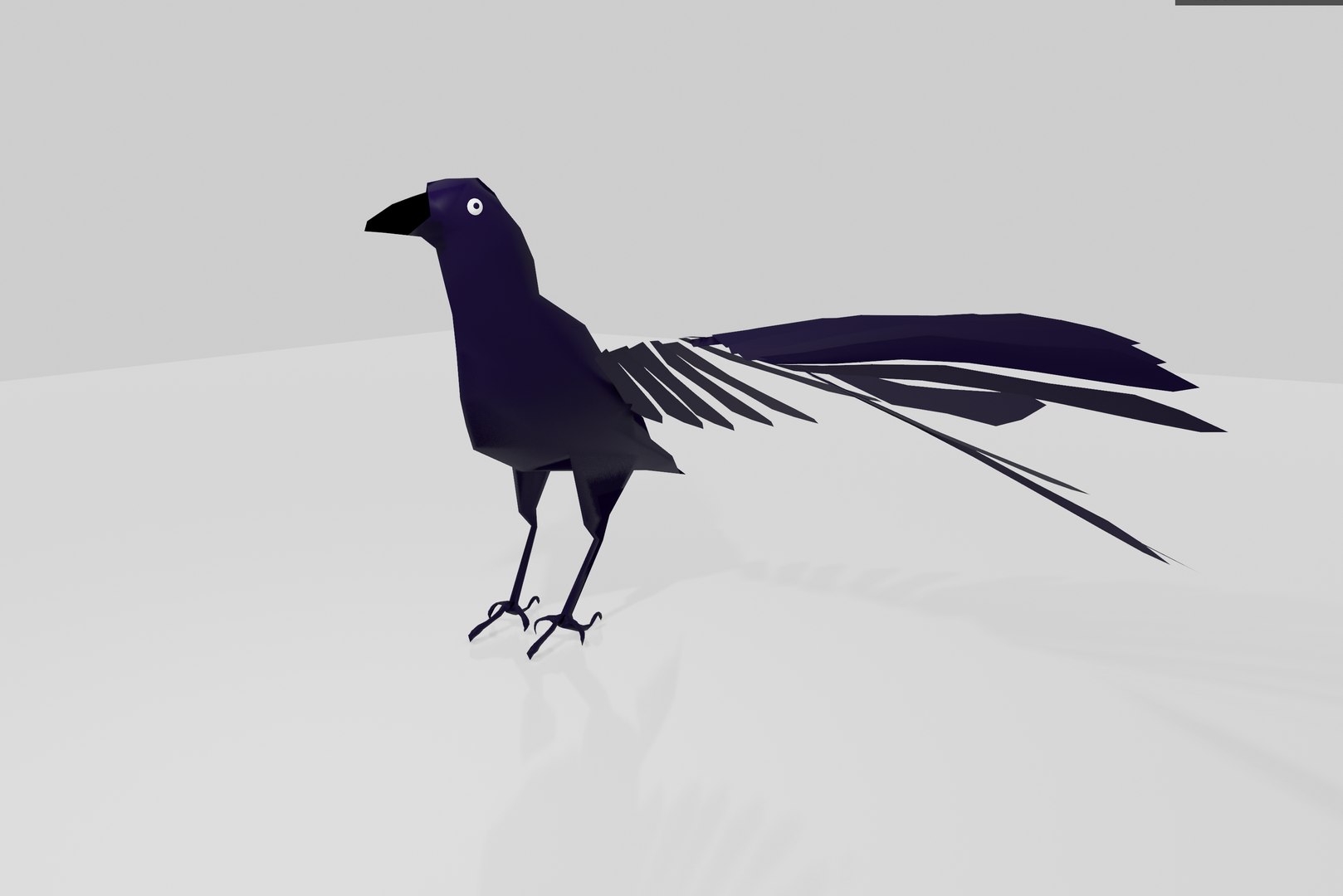 Crow Bird Wing Animal Model 3D Model - TurboSquid 1818976